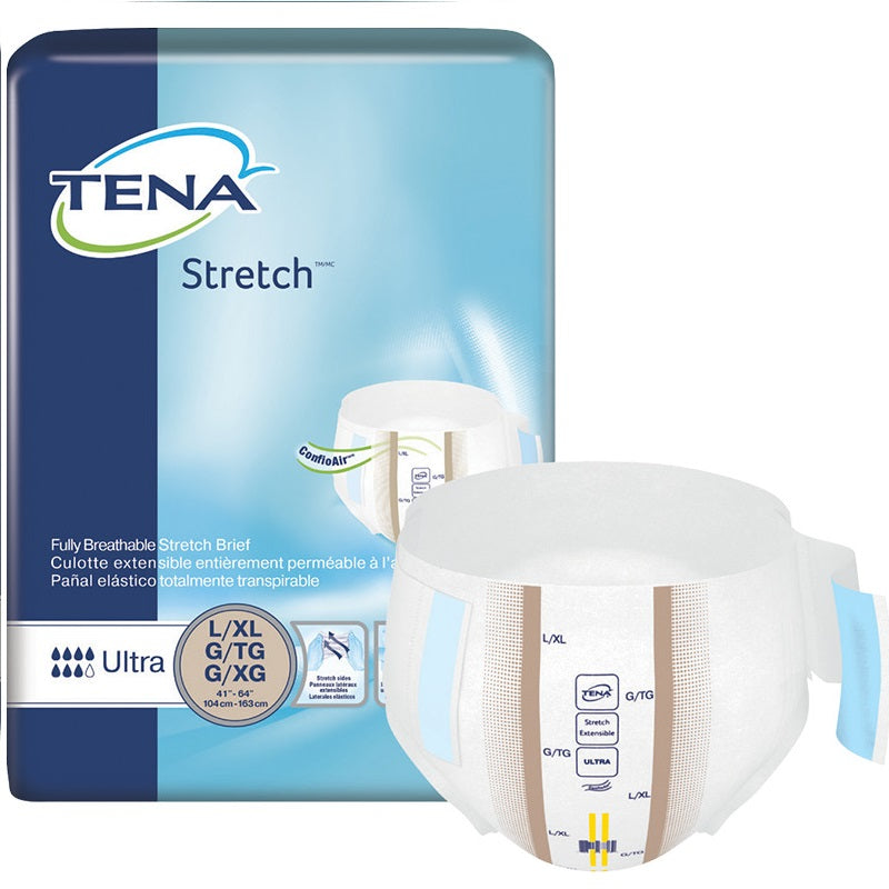 TENA ProSkin Stretch™ Ultra Briefs diapers: M/R, L/XL, XXL – Universal ...