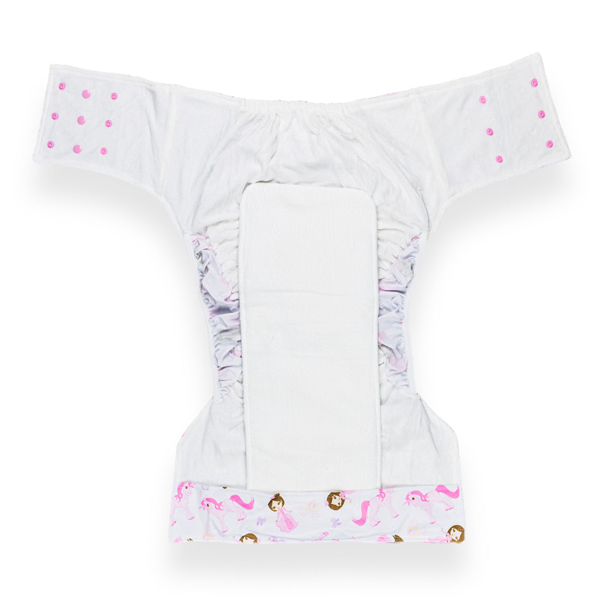 Rear - Pocket Diaper Princess Pink Adult – Universal Diapers