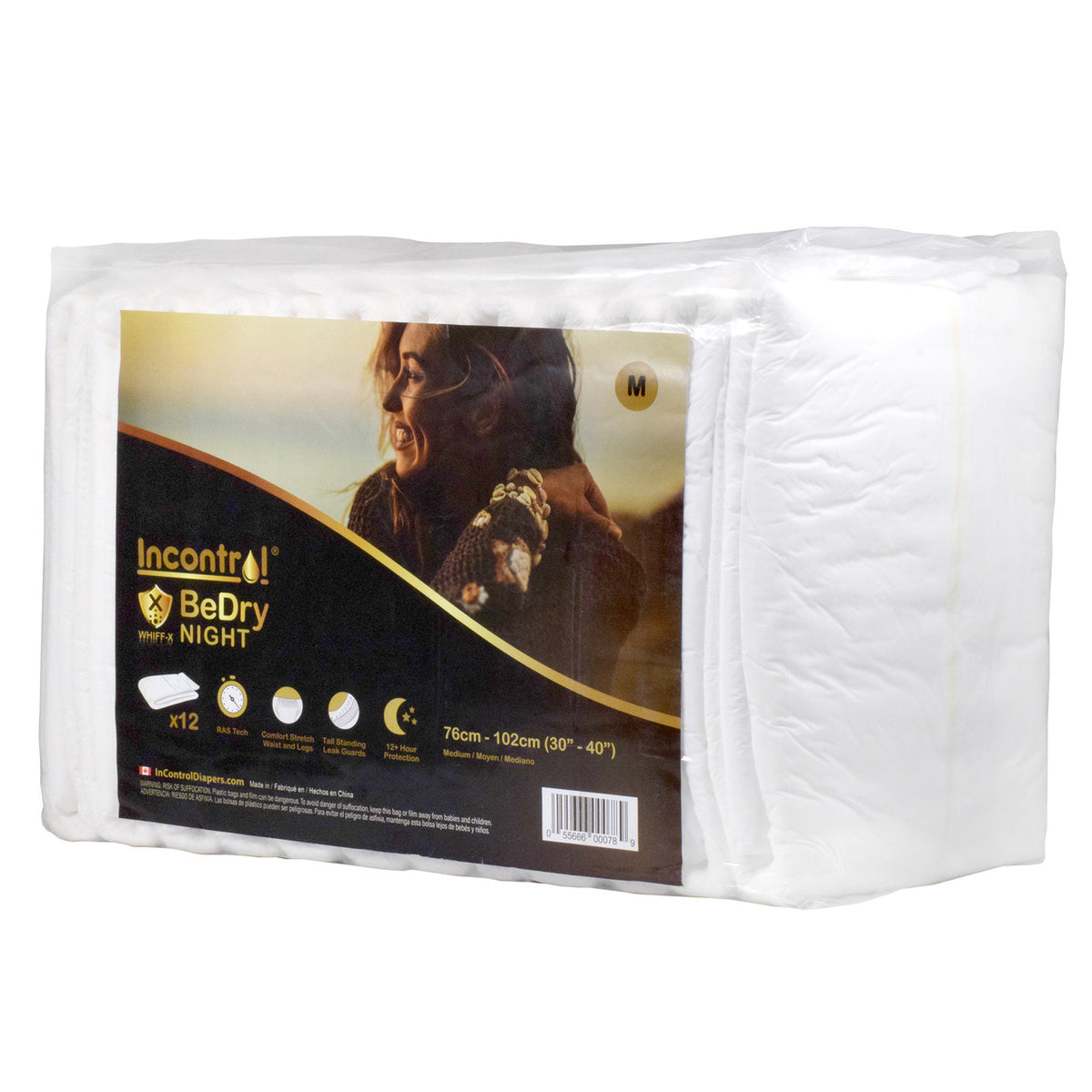 InControl BeDry Night Premium Incontinence Briefs – Universal Diapers